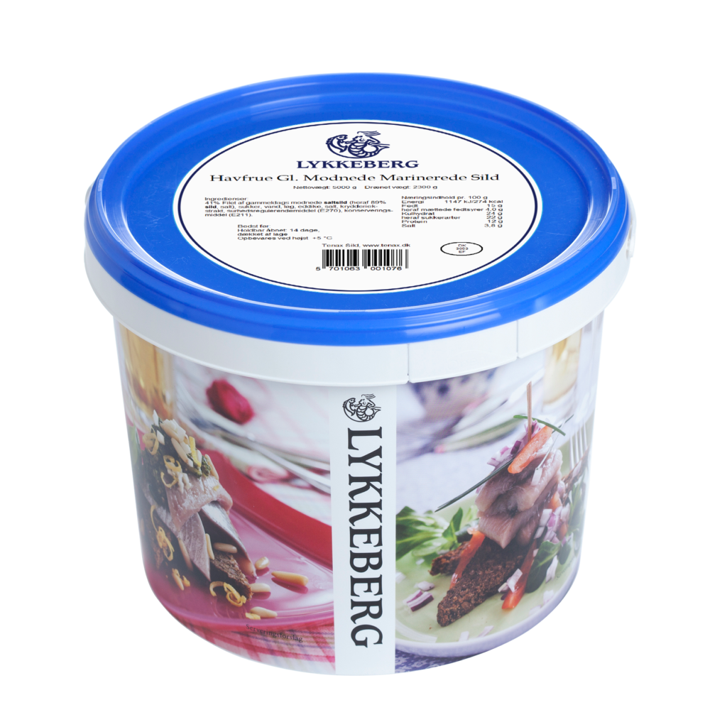 Gammeldags modnet marinerede sild - Tenax