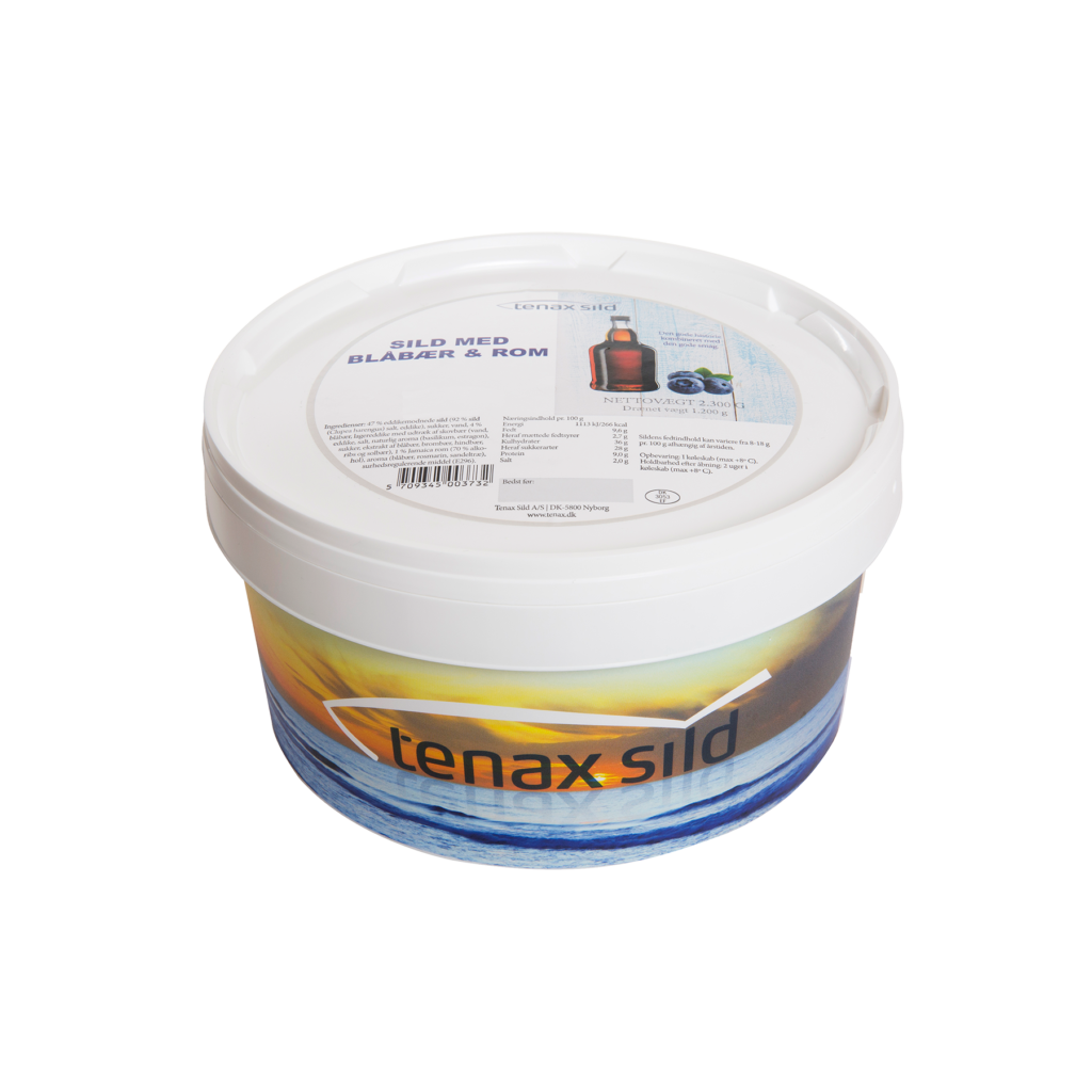 Sild med blåbær og rom - Tenax