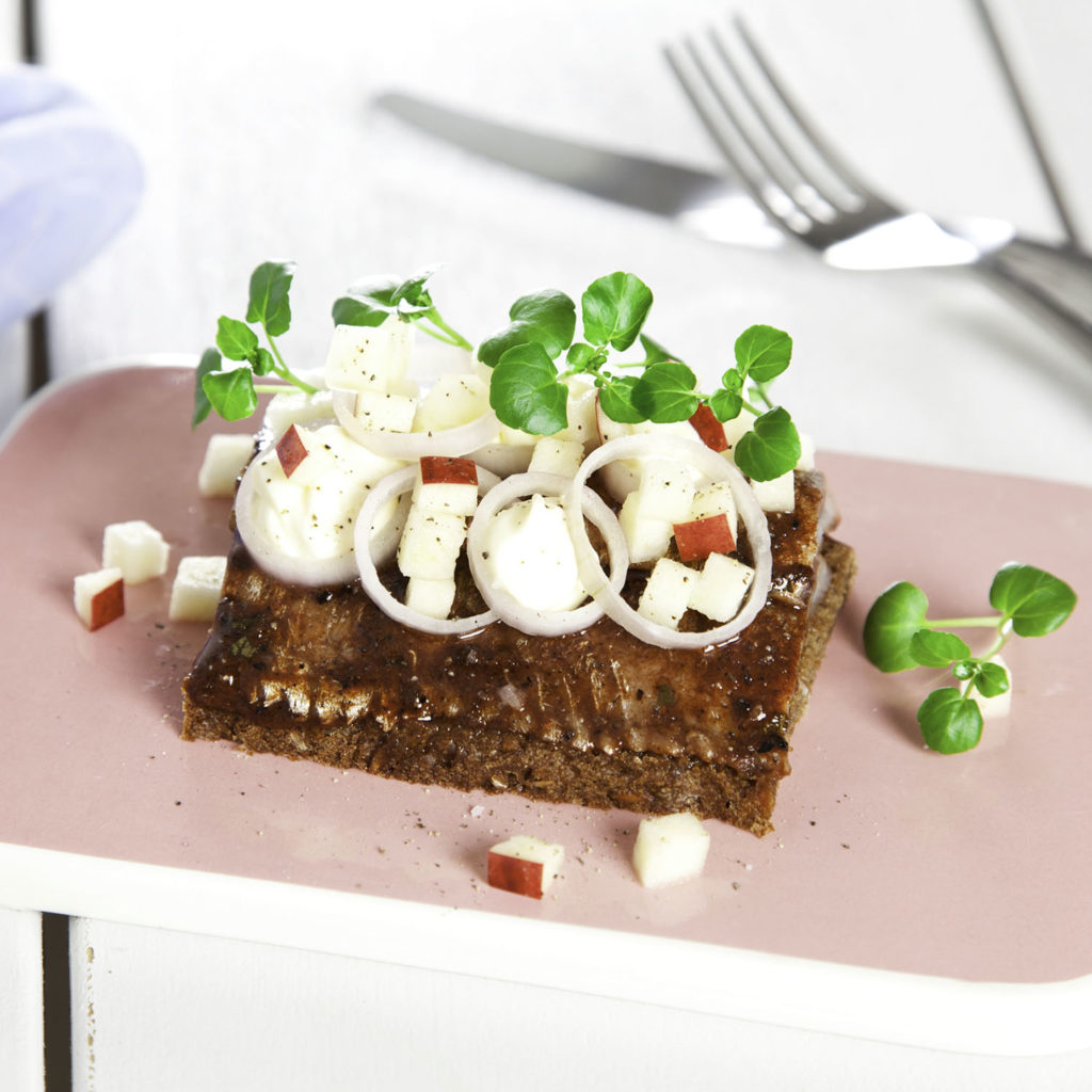 Christiansøsild med rygeostcreme - Tenax